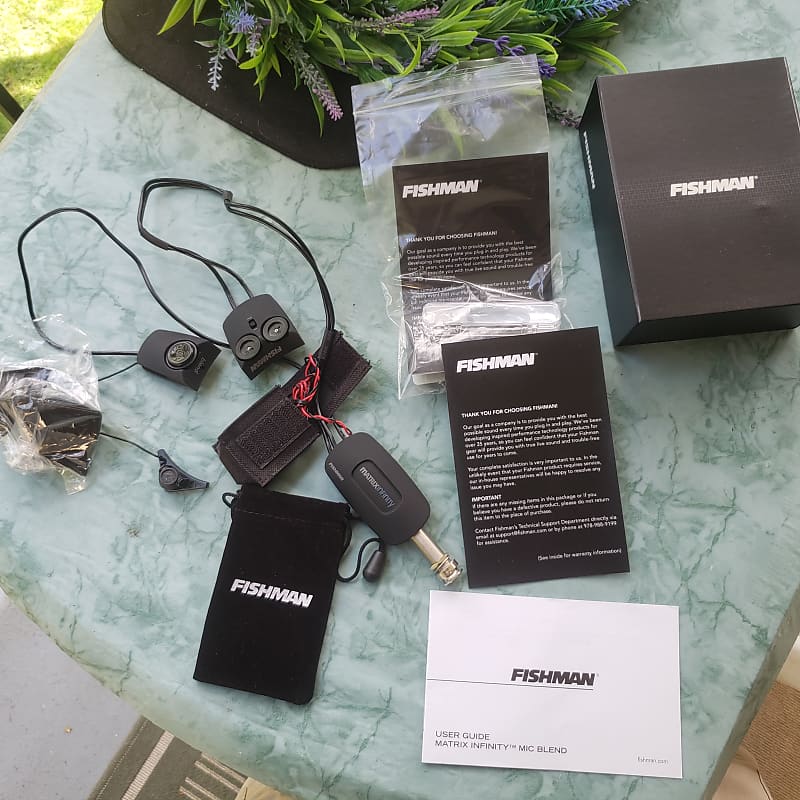 Fishman Matrix Infinity Mic Blend Acoustic Pickup - wide | Reverb