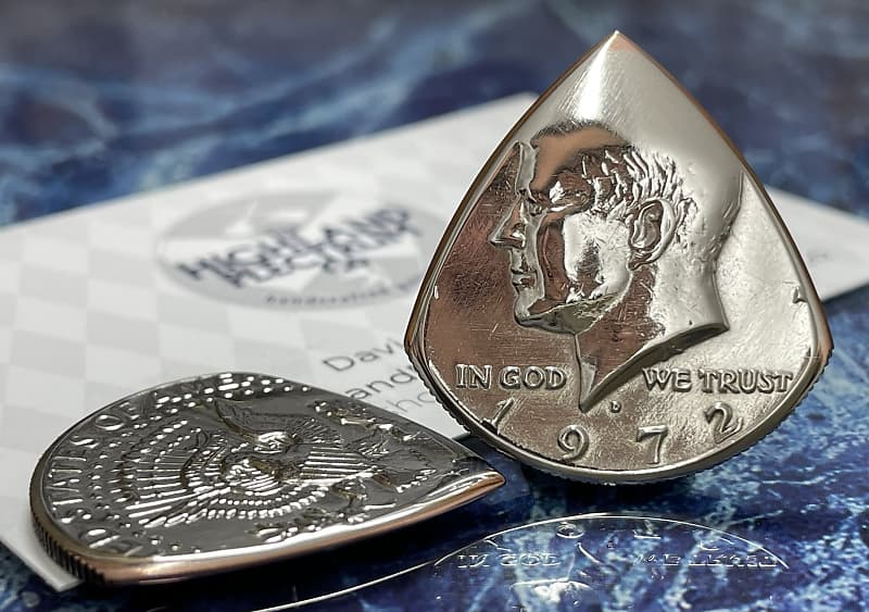 The Highland Plectrum Co. One 1972 USA Half Dollar Coin | Reverb