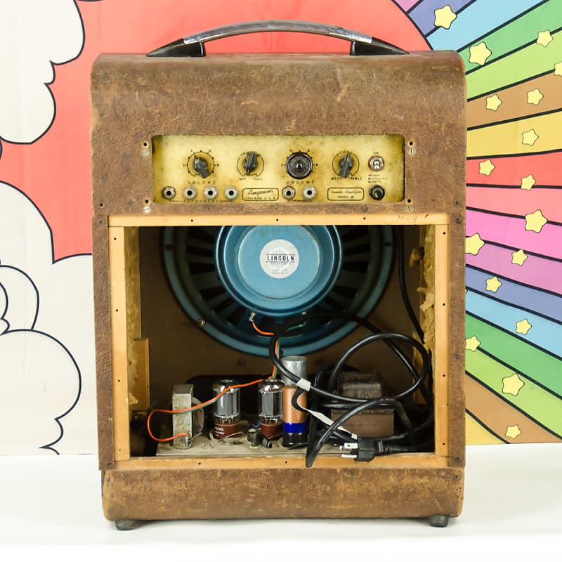 Vintage 1940's Ampower Model 80 Gutiar Amp, All Tube | Reverb