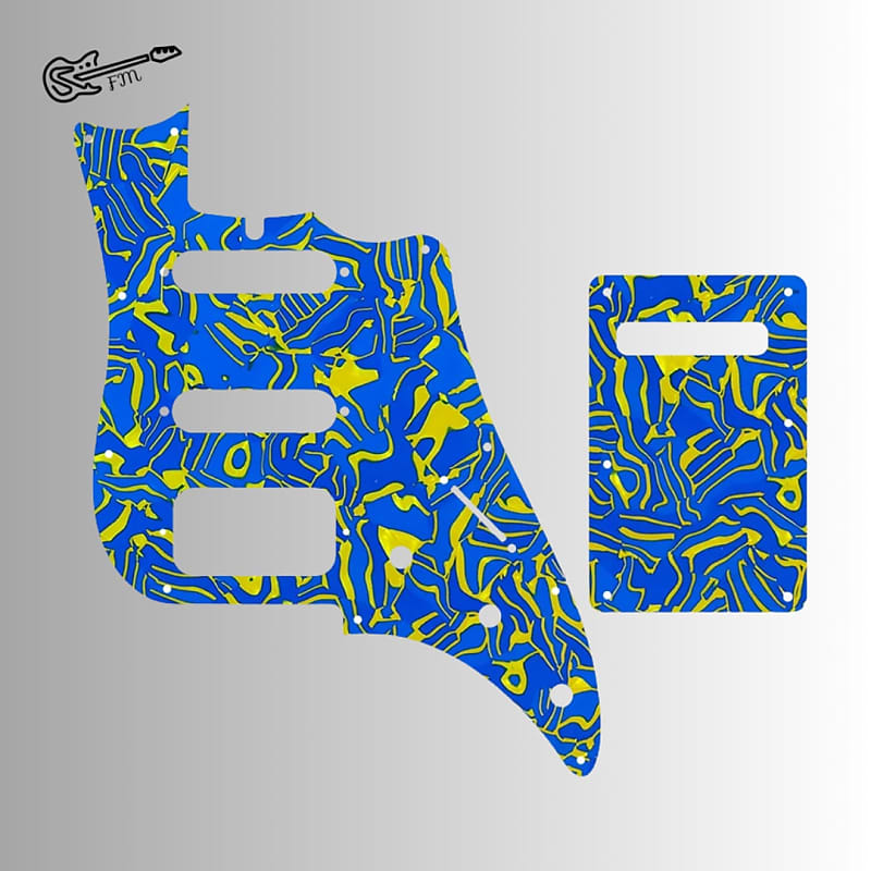 Blue Pearl Shell James Tyler Style Guitar Pickguard and | Reverb