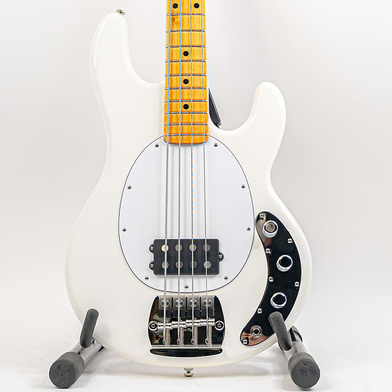 Music Man StingRay Retro ‘70s 4-String Bass White | Reverb Australia