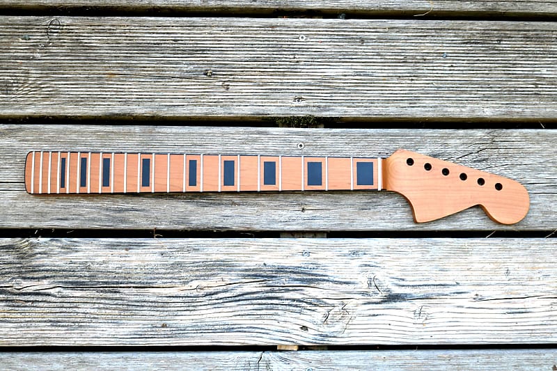 Jaguar neck, roasted maple, 22 frets, leveled and polished, | Reverb