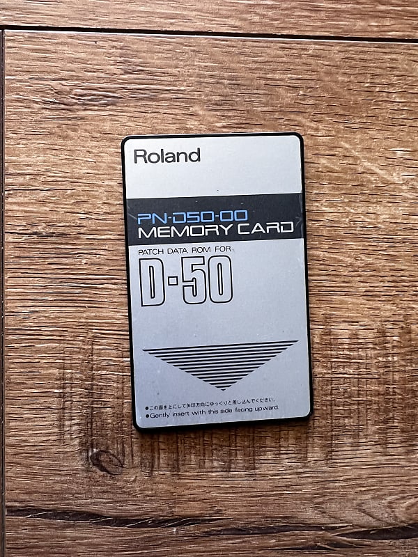 Roland PN-D50-00 Factory Patch Data Rom for D50 Memory Card | Reverb