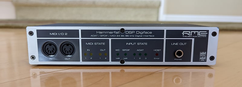 RME Hammerfall DSP Digiface 24-bit/96kHz/24-channel ADAT | Reverb