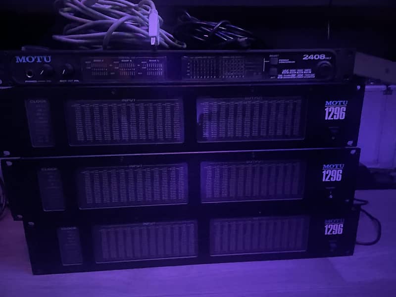MOTU PCIe 424 + 2408mk3 and 3x 1296 2004 | Reverb