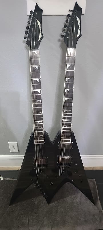 Dean V VMNT Double Neck 12-6 Dave Mustaine signature series | Reverb