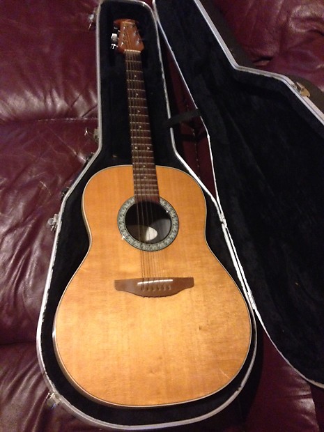 Ovation 1111 Standard Balladeer 1996 Natural Acoustic Guitar | Reverb