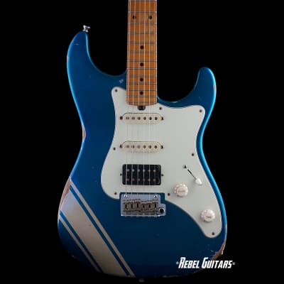 Friedman Vintage S 2019 - Candy green over 3 tone sunburst | Reverb