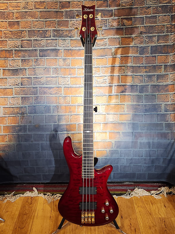 Schecter Diamond Series Elite-4 Stiletto-New Strings-Set | Reverb