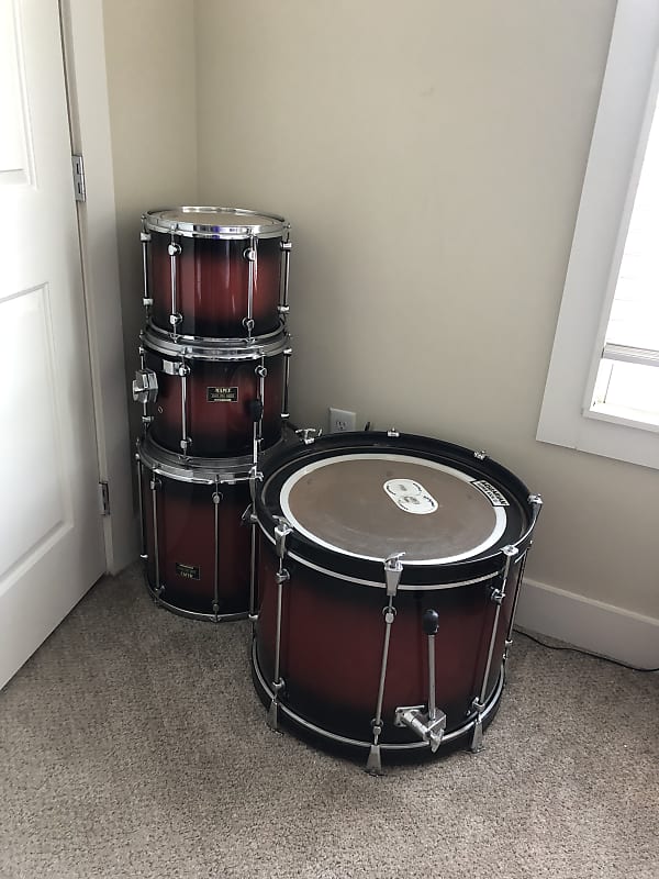 Mapex Mars Pro Series 1990s Red/Black Duco | Reverb