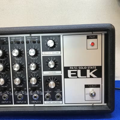 1978 Elk PA-51 mixing amp with built in spring reverb. Set it | Reverb