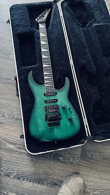 Jackson Dinky XL professional 90’ - Trans Green | Reverb