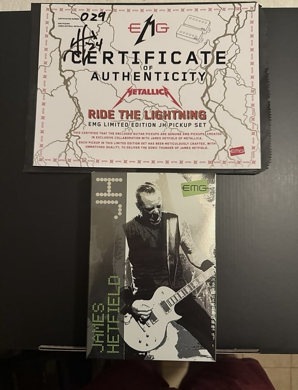EMG James Hetfield “Het Set” Limited Edition Ride The | Reverb