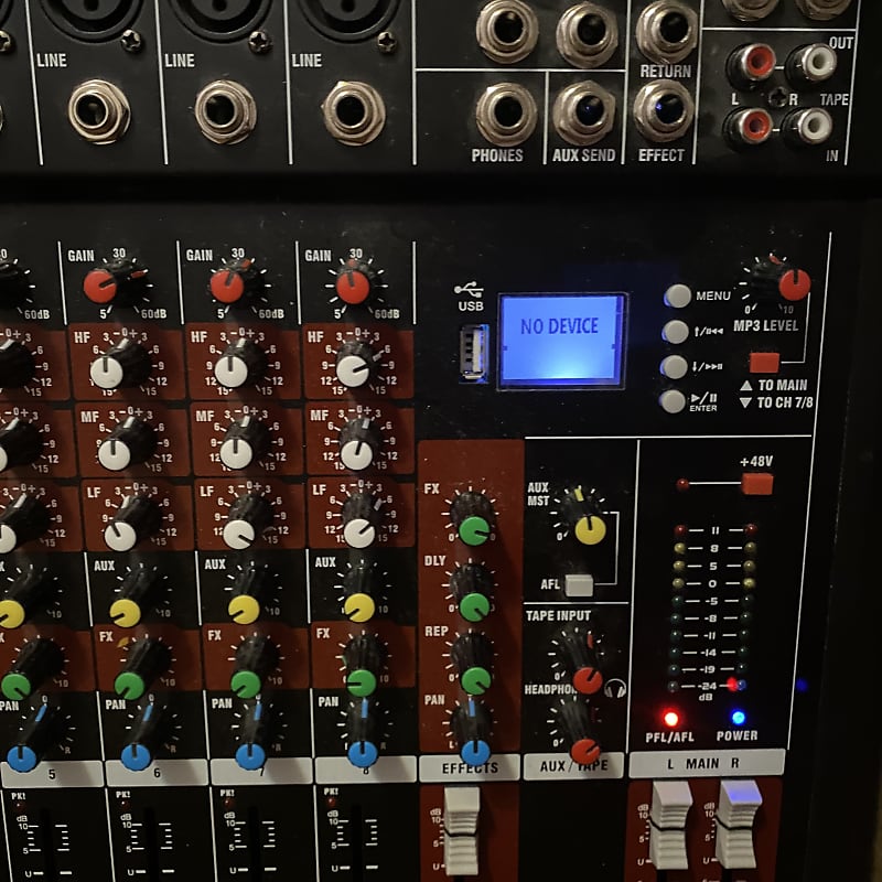 FULODE CT-80S Professional audio mixer 8 Channel with MP3 | Reverb