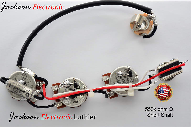 Gibson ® Flying V ® Type Wiring Harness by JEL 550k | Reverb Malta