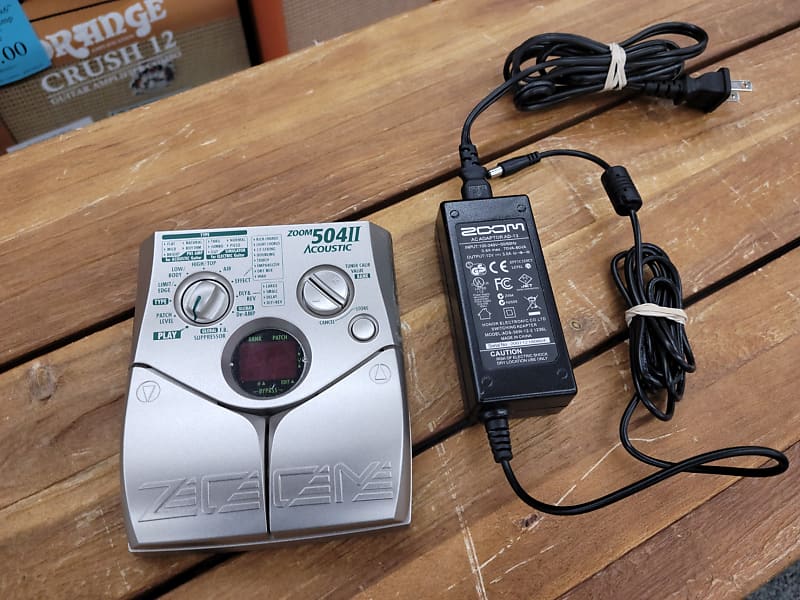 Zoom 504II Acoustic Multi-FX/Preamp Silver | Reverb