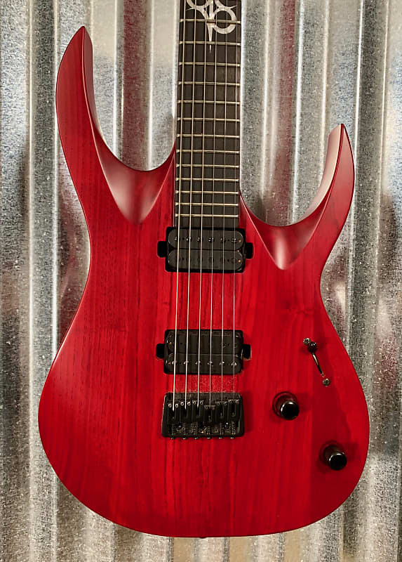 Solar Guitars A2.6 Trans Blood Red Matte Guitar A2.6TRB #0584 | Reverb