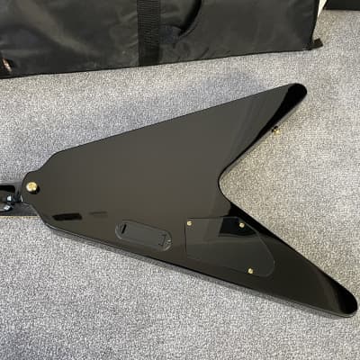 ESP for Paul Smith - V Shape Travel Electric Guitar - Black - | Reverb