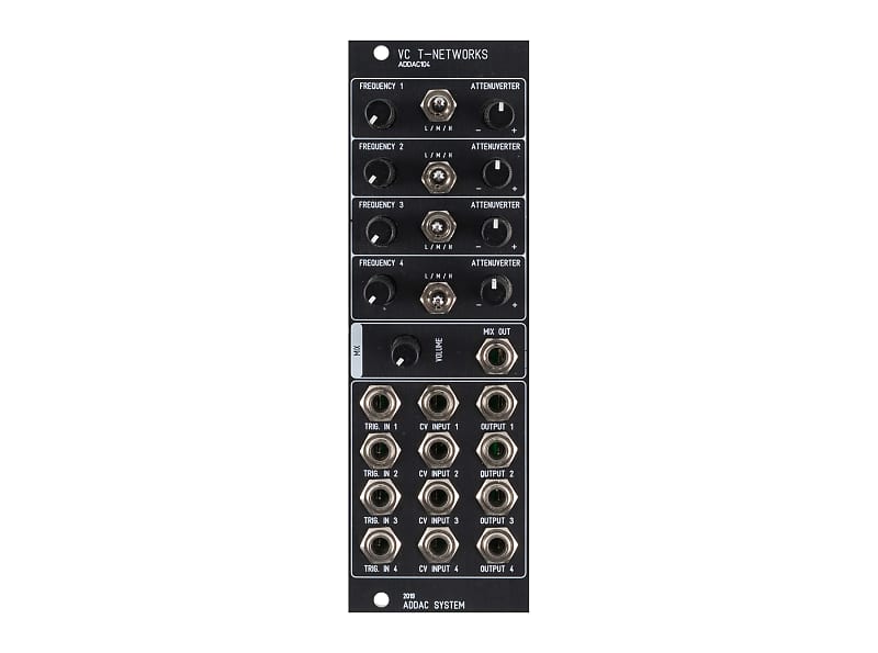 ADDAC System ADDAC104 VC T-Networks (Black) [USED] | Reverb