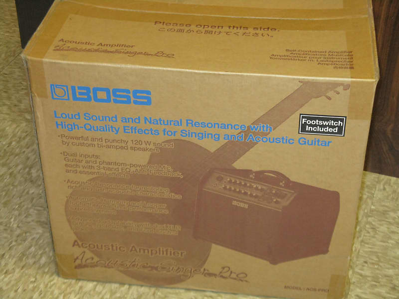 Boss Acoustic Singer Pro 120 Watt Acoustic Guitar Amplifier | Reverb