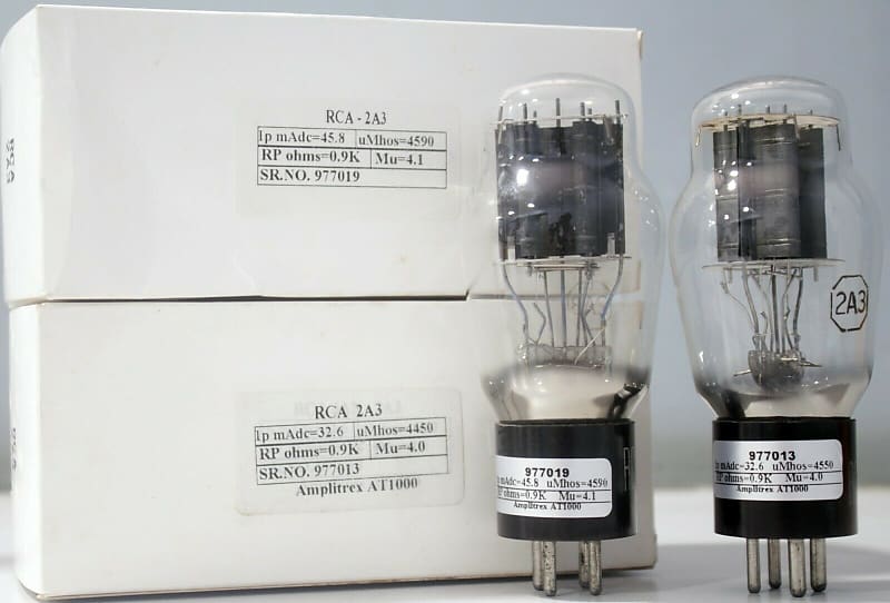 1MP 2A3 RCA NOS NIB Dual "D" Getter Made in U.S.A Amplitrex | Reverb