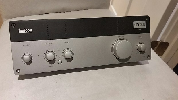 Interface USB - Lexicon IO22 Silver Black | Reverb