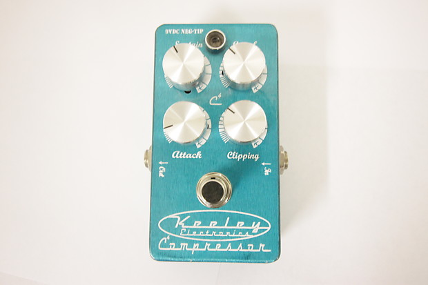 Keeley 4 Knob Compressor Limited Edition Seafoam Green | Reverb