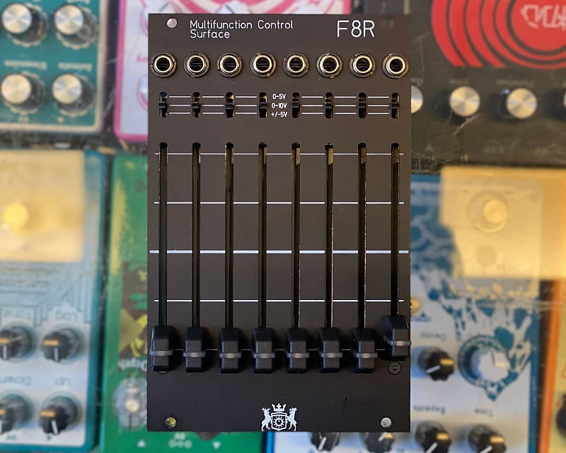 Michigan Synth Works F8R 8m Fader Bank - Black | Reverb