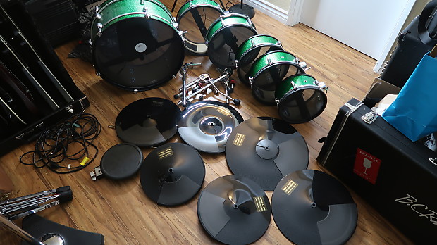 Electronic Drum Kit with PinTech Triggers and Cymbals | Reverb