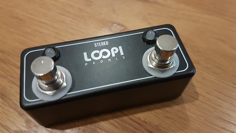 Loopi Pedals Mini Dual Latching Footswitch W/ LED | Reverb