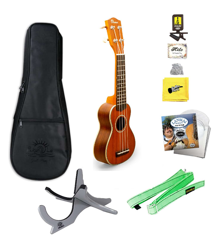 Ohana O'Nino Sopranisimo Mini Ukulele with Bag, Tuner, | Reverb