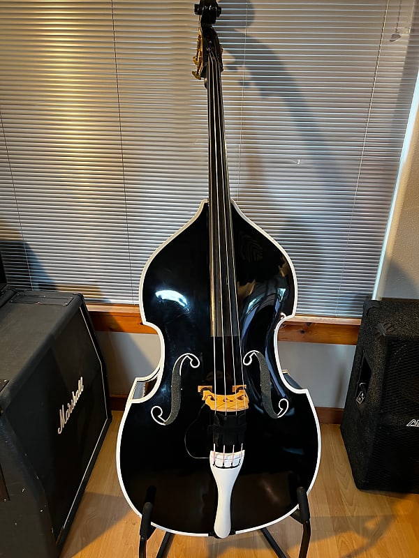 Silver Creek LR-102 Lee Rocker Tuxedo Bass - Black and White | Reverb
