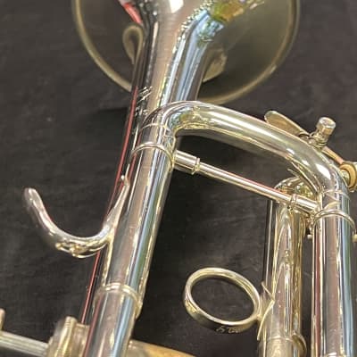 Silver Plated Vincent Bach 229 Large Bore ‘C’ Trumpet 25H | Reverb