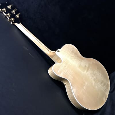 1996 Campellone Deluxe Natural Archtop Guitar | Reverb