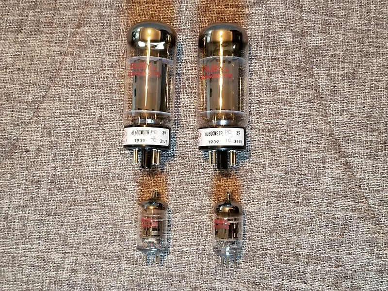 Ruby 6L6GCMSTR Pair / 12AX7AC5 Pair (Trio Available) Combo | Reverb
