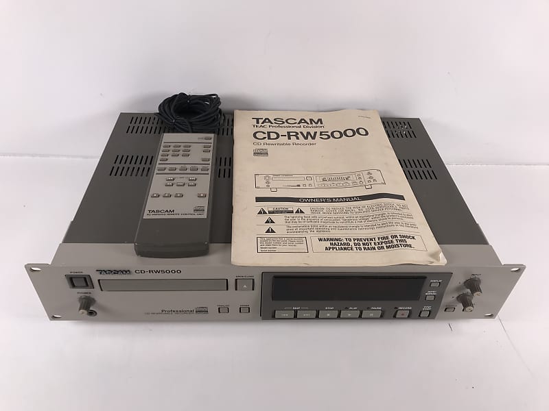 TASCAM CD-RW5000 Rewritable Recorder | Reverb