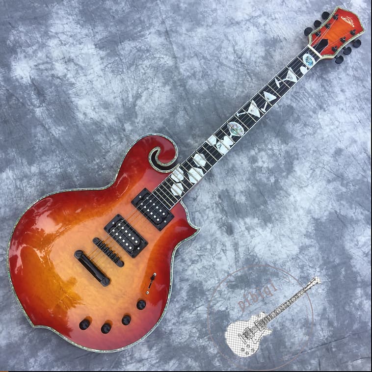 Custom special Electric Guitar shaped corrugated body 1 of | Reverb UK