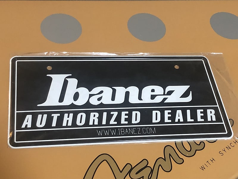 Ibanez Authorised dealer sign 2015? - Black | Reverb