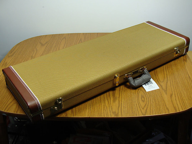 Vintage RI Fender Strat Tele TWEED HARDSHELL CASE | Reverb UK