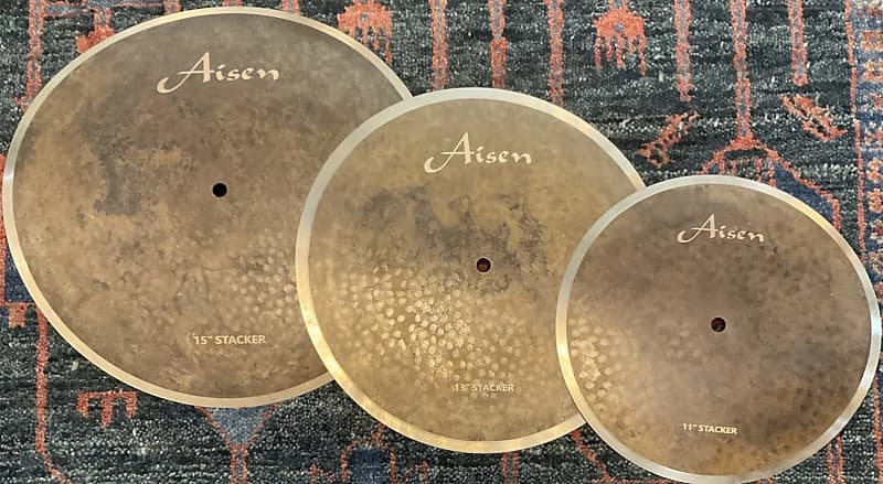 (MINT) Aisen Cymbals Clap Stack (11”/13”/15”) | Reverb
