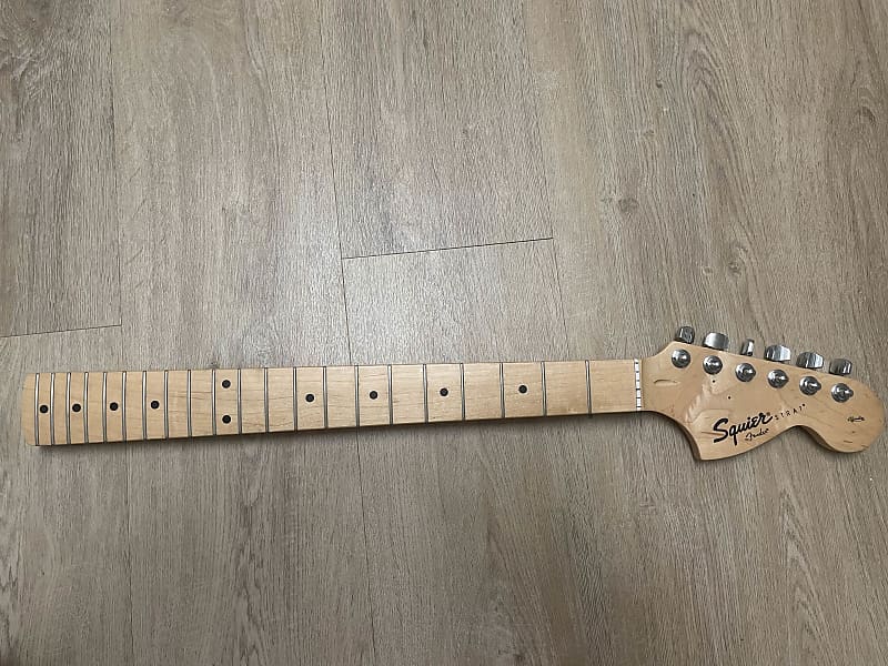 Maple Squier Affinity Stratocaster Neck 2003 | Reverb