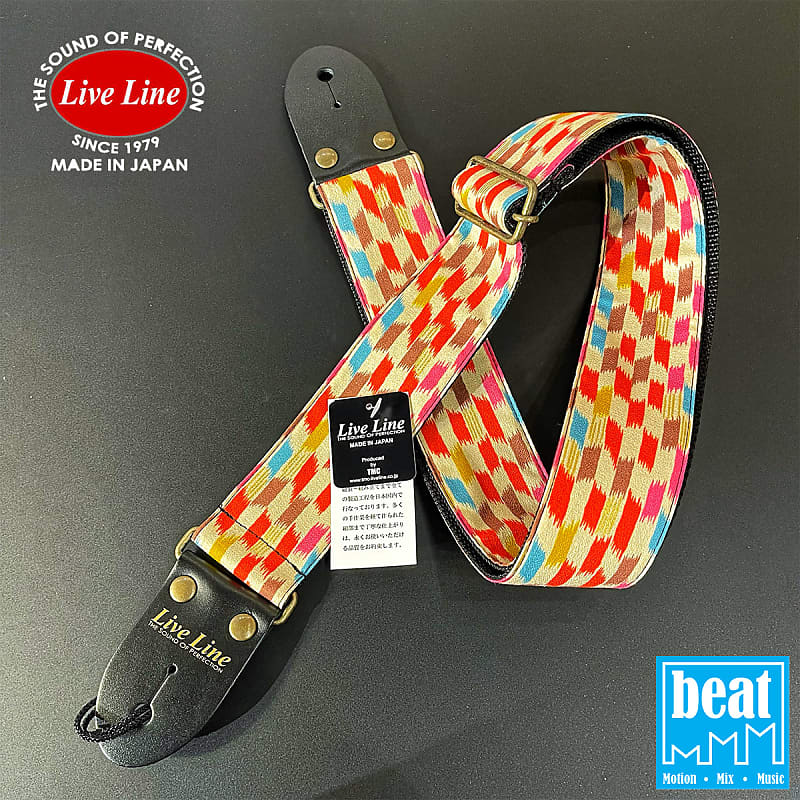 Live Line LS2400 Series Guitar Straps - Japanese Arrows | Reverb