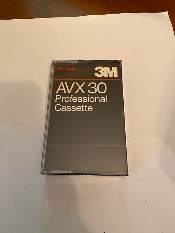 3M AVX30 Studio Master audio cassette 90’s | Reverb