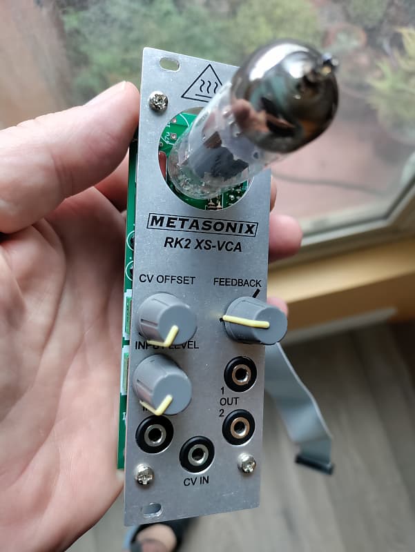 Metasonix RK2 XS-VCA (tube distortion/pre-amp for eurorack) | Reverb
