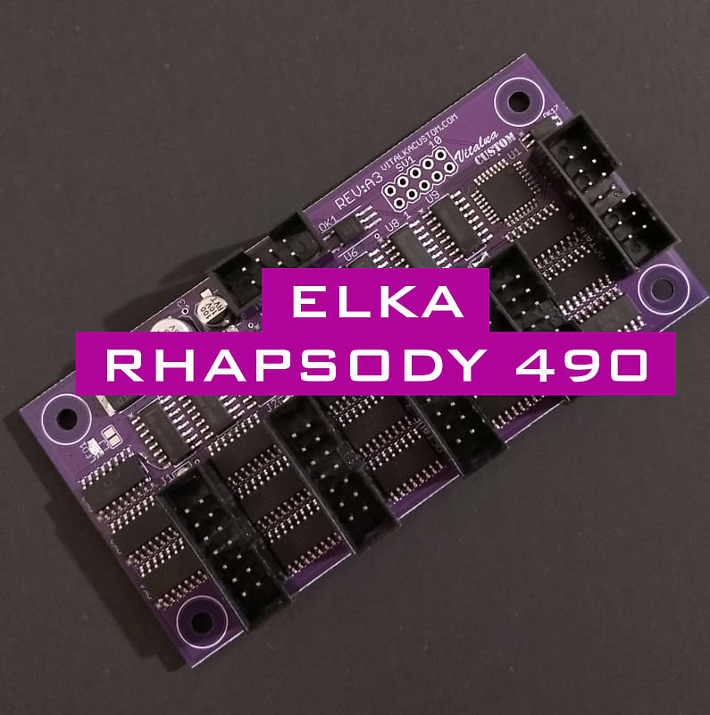 Elka Rhapsody 490 MIDI retrofit Vitalka Custom | Reverb