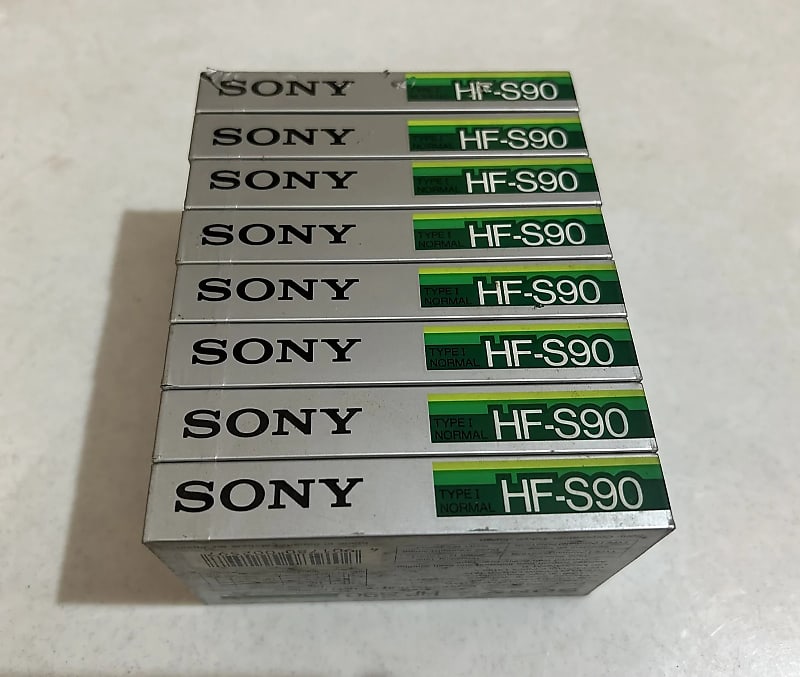8 Sony HF-S 90 (Circa 1985) Blank Audio Cassette Tapes- | Reverb