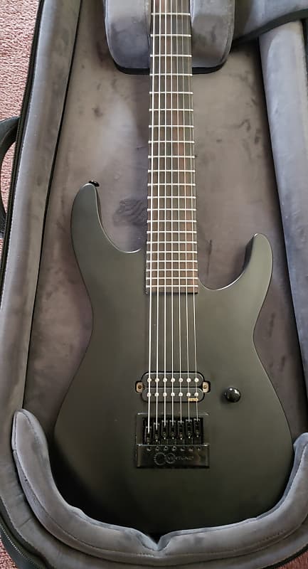 ESP LTDM-7HT Baritone Black Metal Evertune Upgrade [Free | Reverb