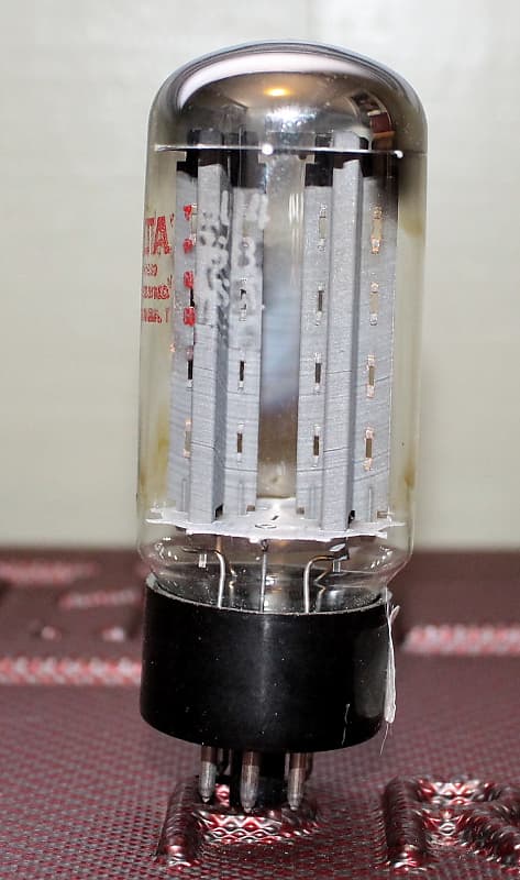 GE 5U4GB 5U4 5U4G GRAY PLATE DUAL TOP AND SIDE GETTER TEST | Reverb