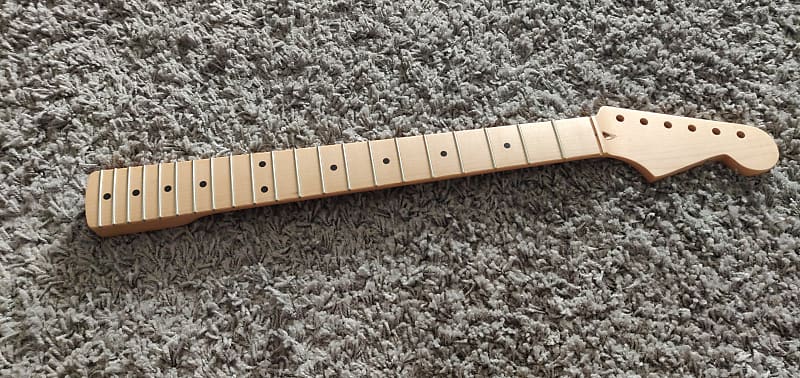 Musikraft Stratocaster Neck 1-piece Rift Sawn Maple - Thin | Reverb UK