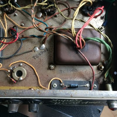 Fender Super Reverb CHASSIS 1965 blackface project | Reverb